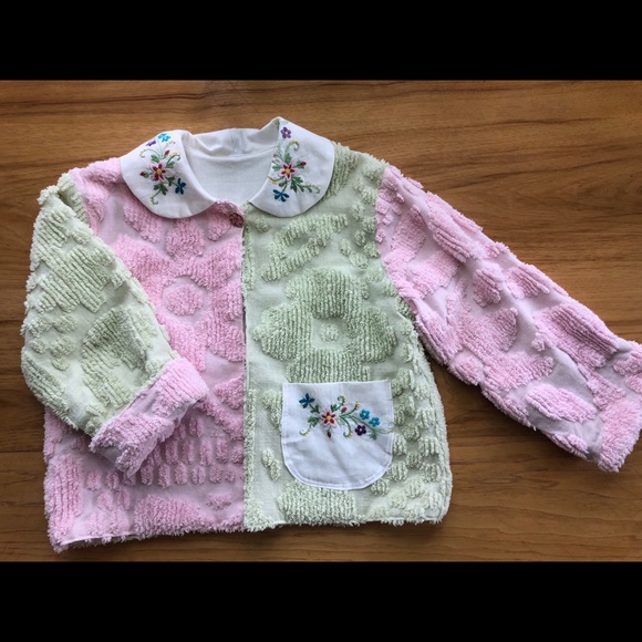 Hand Crafted | Jackets & Coats | Hand Made Embroidered Chenille Jacket ...